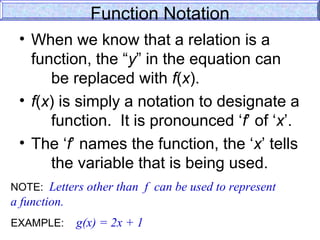 Relations and functions | PPT