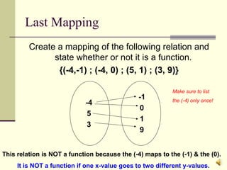Relations and Functions | PPT