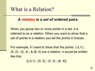 Relations and Functions | PPT