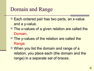 Relations and Functions | PPT