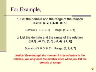 Relations and Functions | PPT