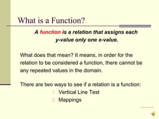 Relations and Functions | PPT