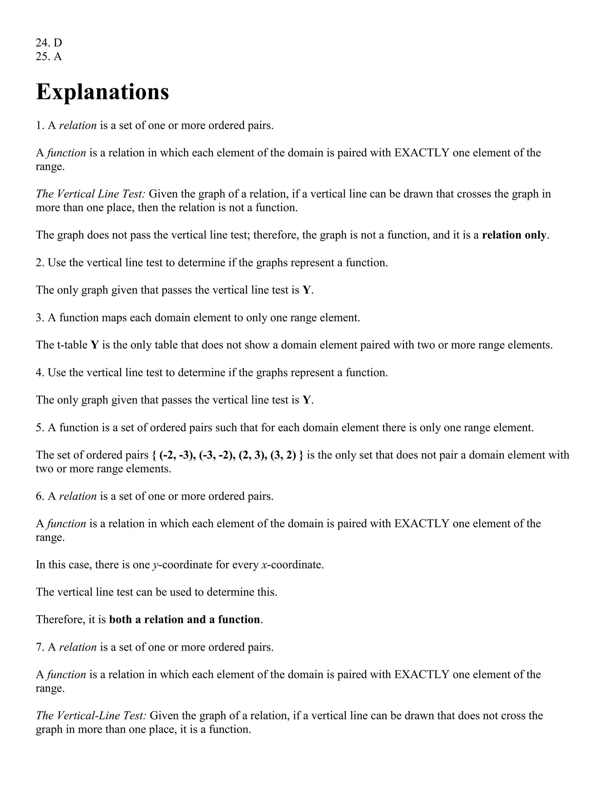 Relations and functions worksheet | PDF
