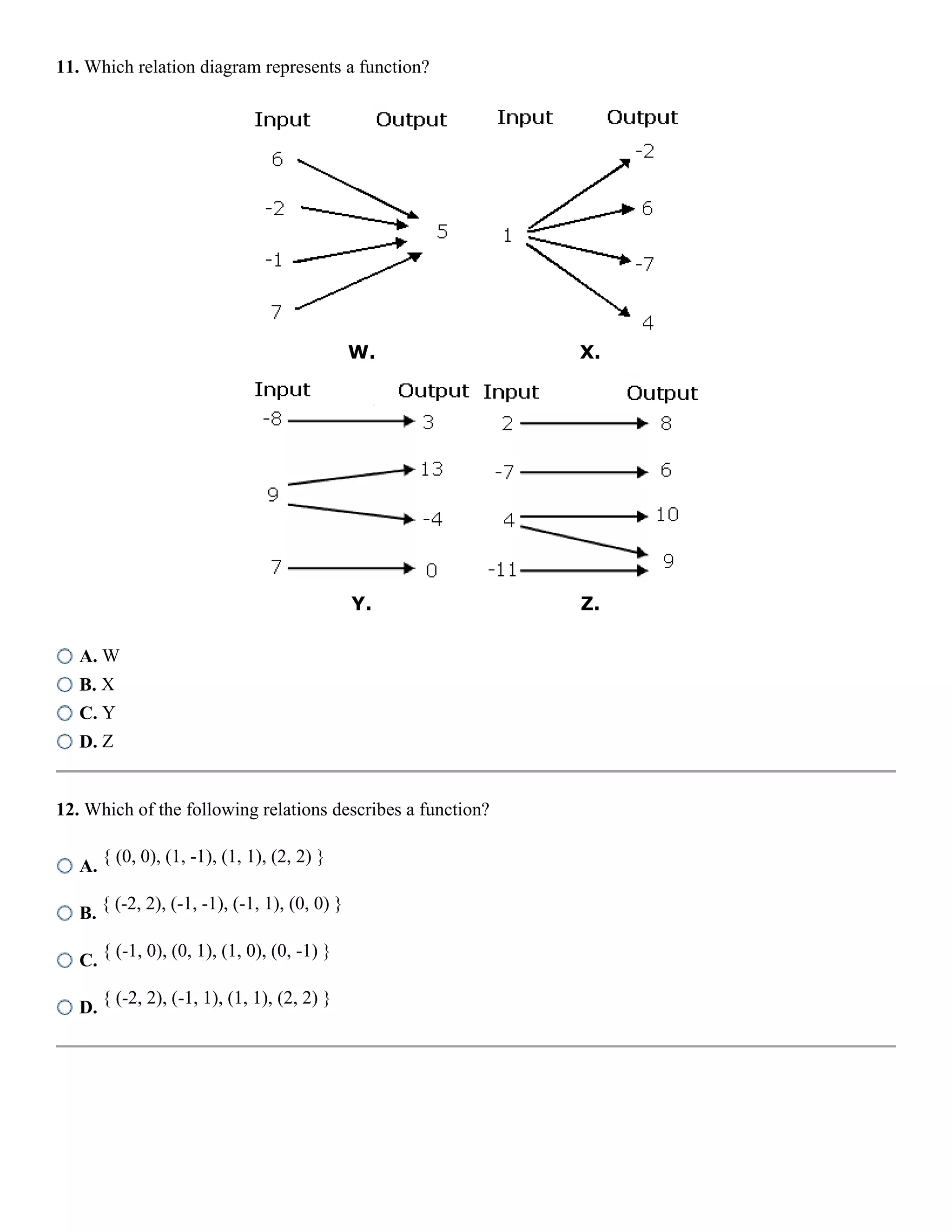 Relations and functions worksheet | PDF