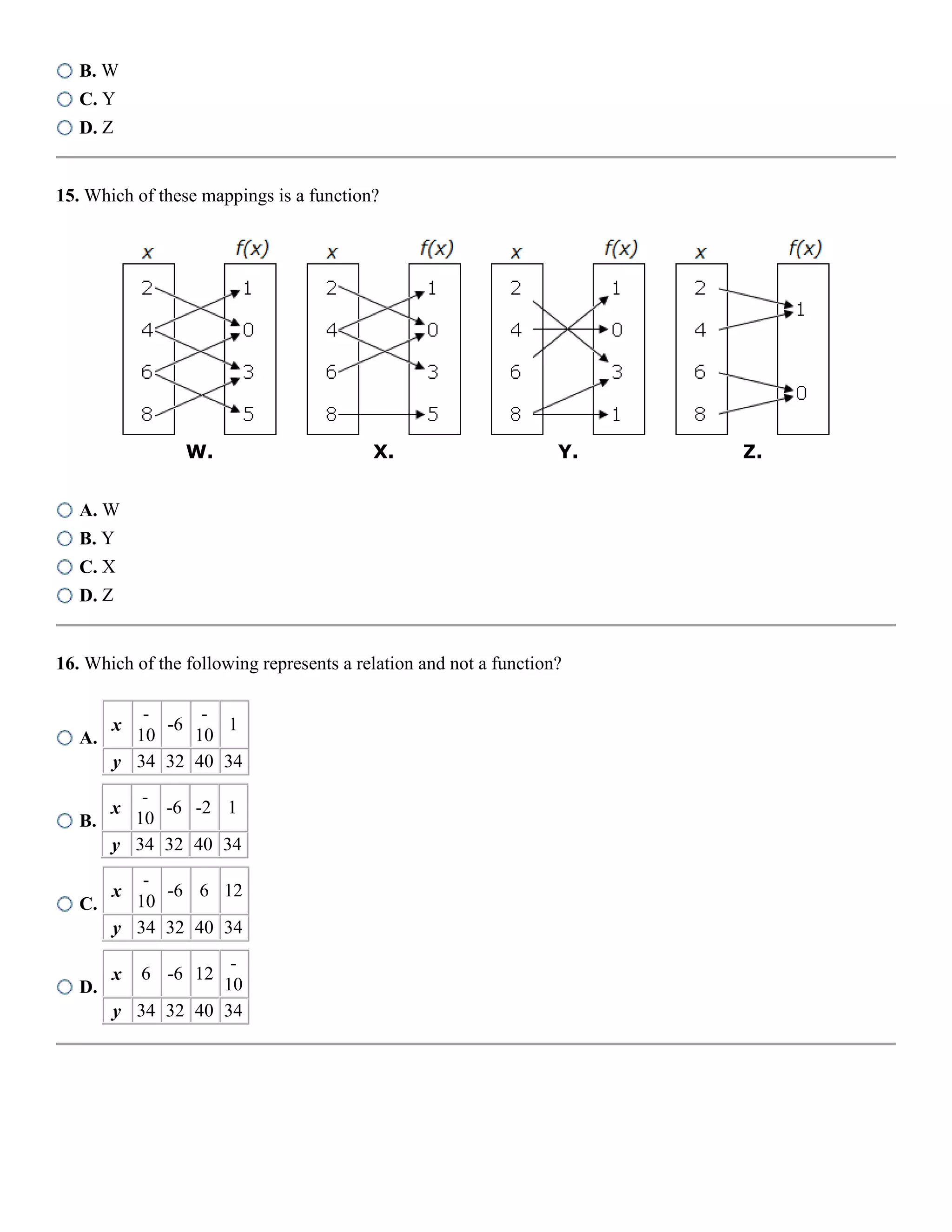 Relations and functions worksheet | PDF