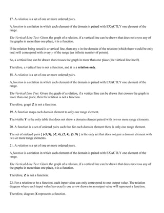 Relations and functions worksheet | PDF