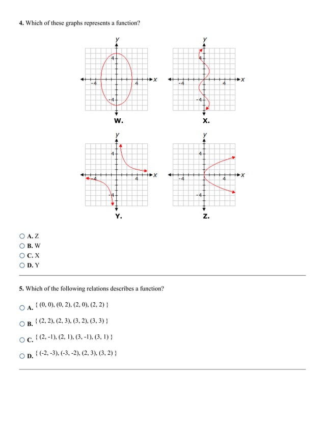 Relations and functions worksheet | PDF | Maps & Navigation