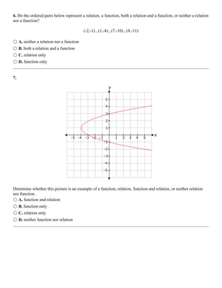 Relations and functions worksheet | PDF