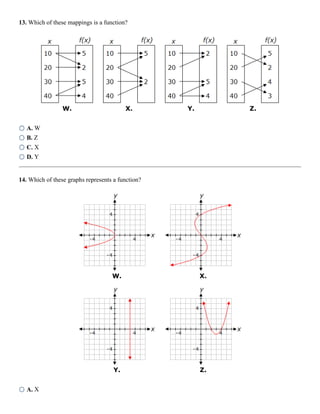 Relations and functions worksheet | PDF
