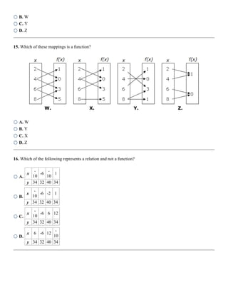 Relations and functions worksheet | PDF