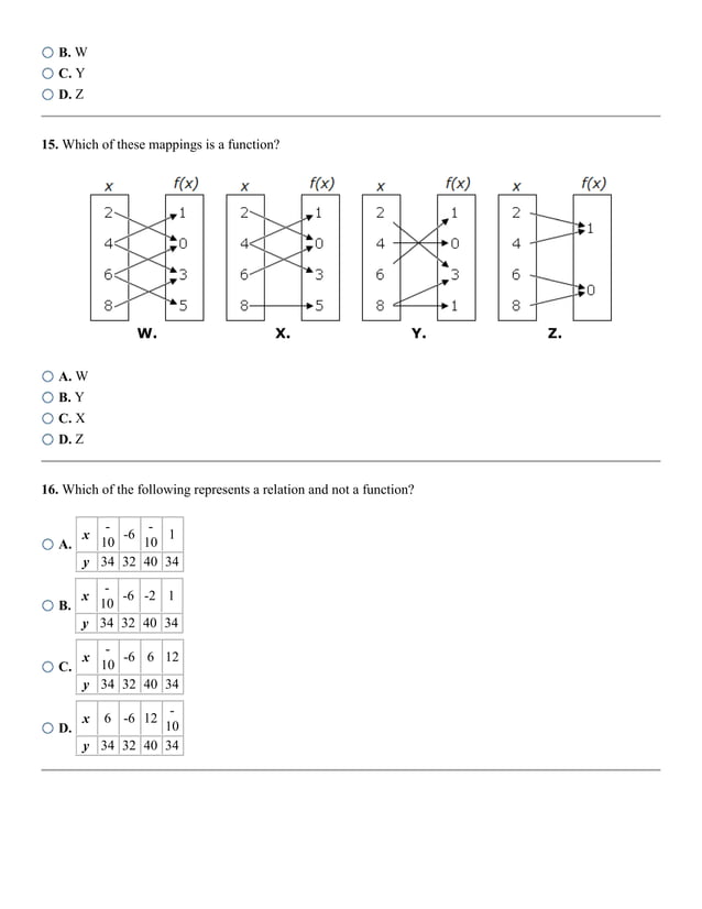 Relations and functions worksheet | PDF | Maps & Navigation