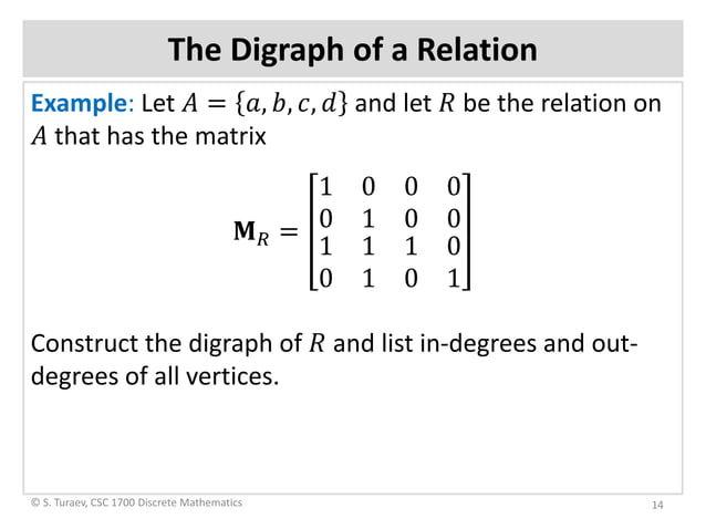 Relations digraphs | PDF | Science