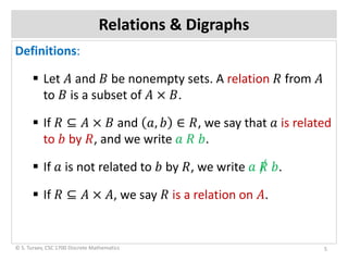 Relations digraphs | PDF