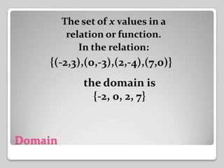 Relations & Functions | PPTX