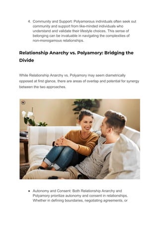 Relationship Anarchy vs. Polyamory: Understanding Two Paths to Non ...