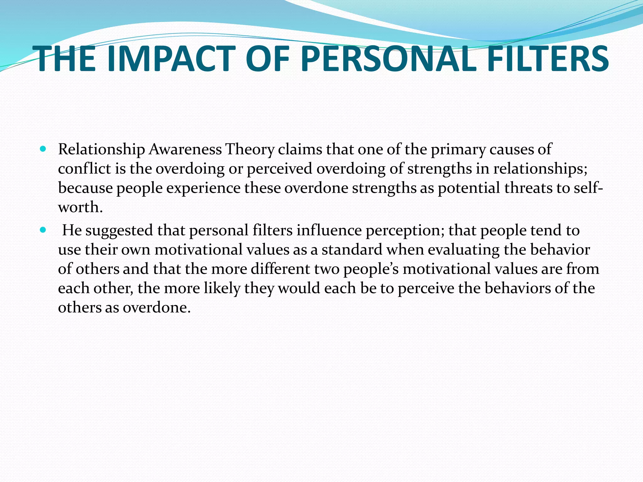 Relationship awareness theory | PPTX