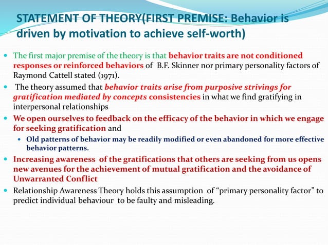 Relationship awareness theory | PPTX | Family and Relationships