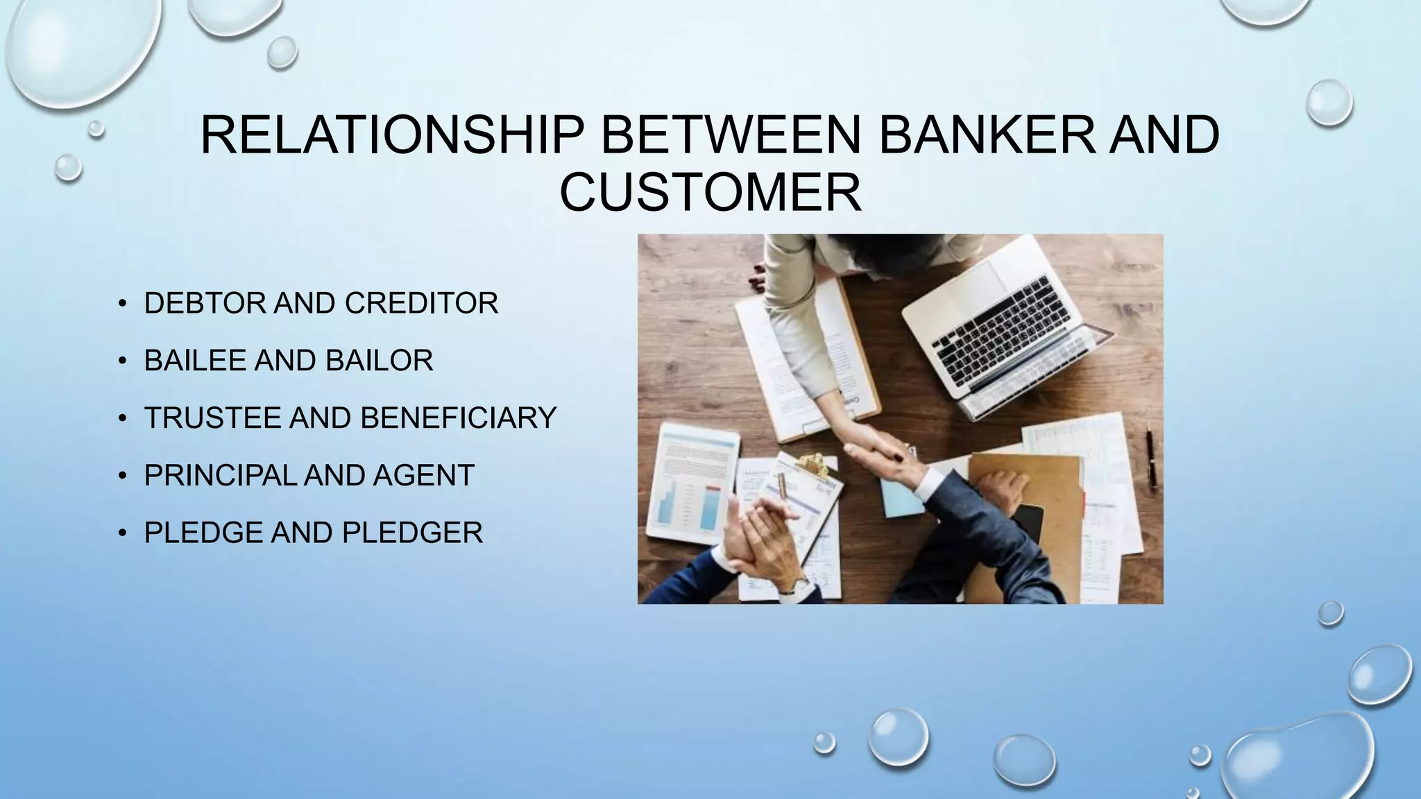 Relationship between Banker and Customer | PPTX