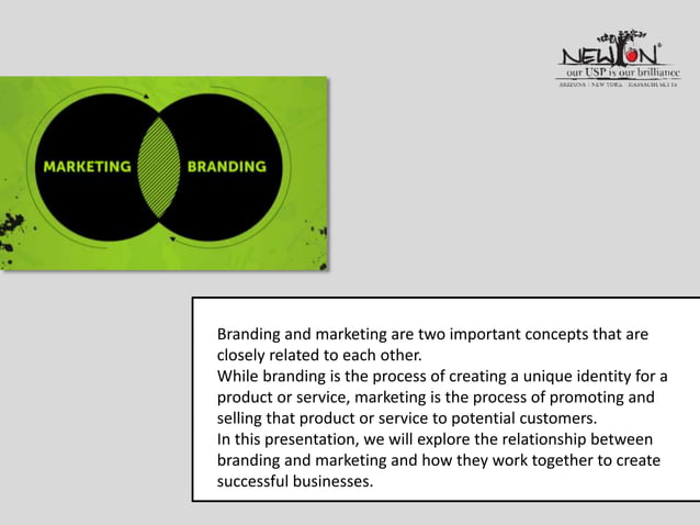 Relationship between branding and marketing.pptx | Marketing and ...