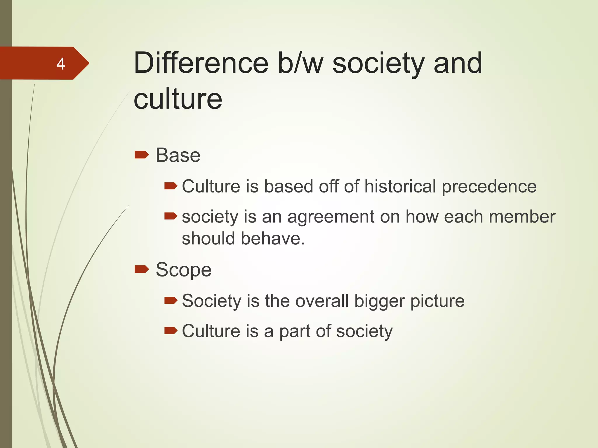 Relationship between culture and society | PPTX