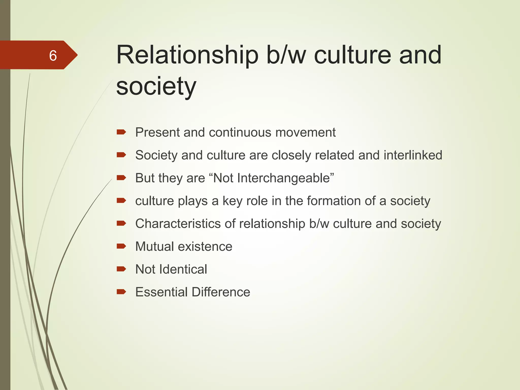 Relationship between culture and society | PPTX