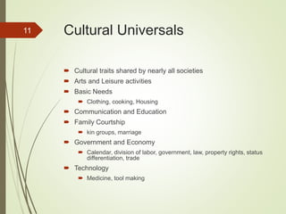 Relationship between culture and society | PPTX