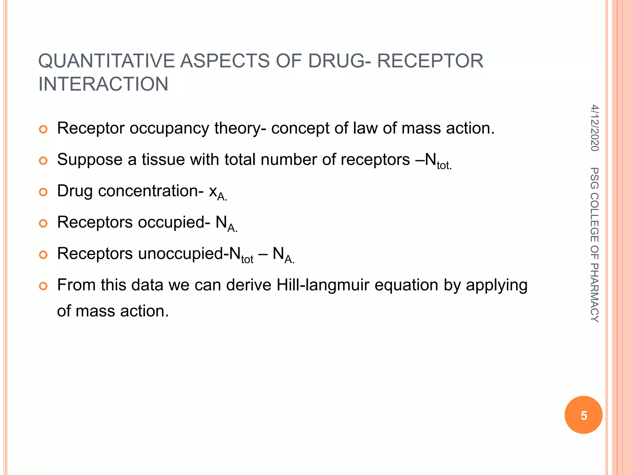 Relationship between drug concentration and effect and quantitative ...
