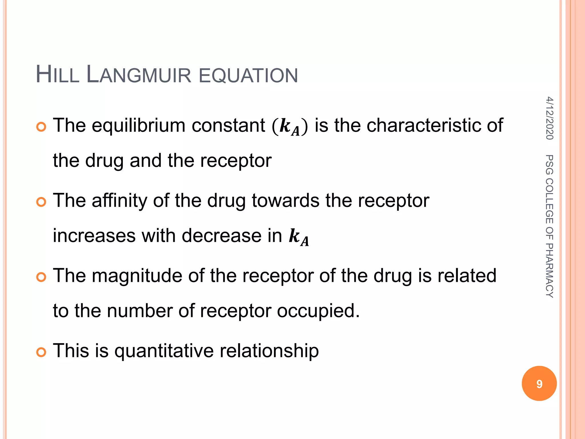 Relationship between drug concentration and effect and quantitative ...