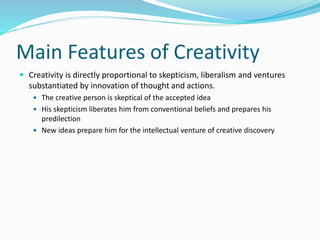 Relationship between education & creativity | PPTX