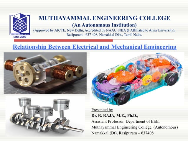 Relationship between electrical and mechanical engineering | PDF | Automotive Industry | Industries