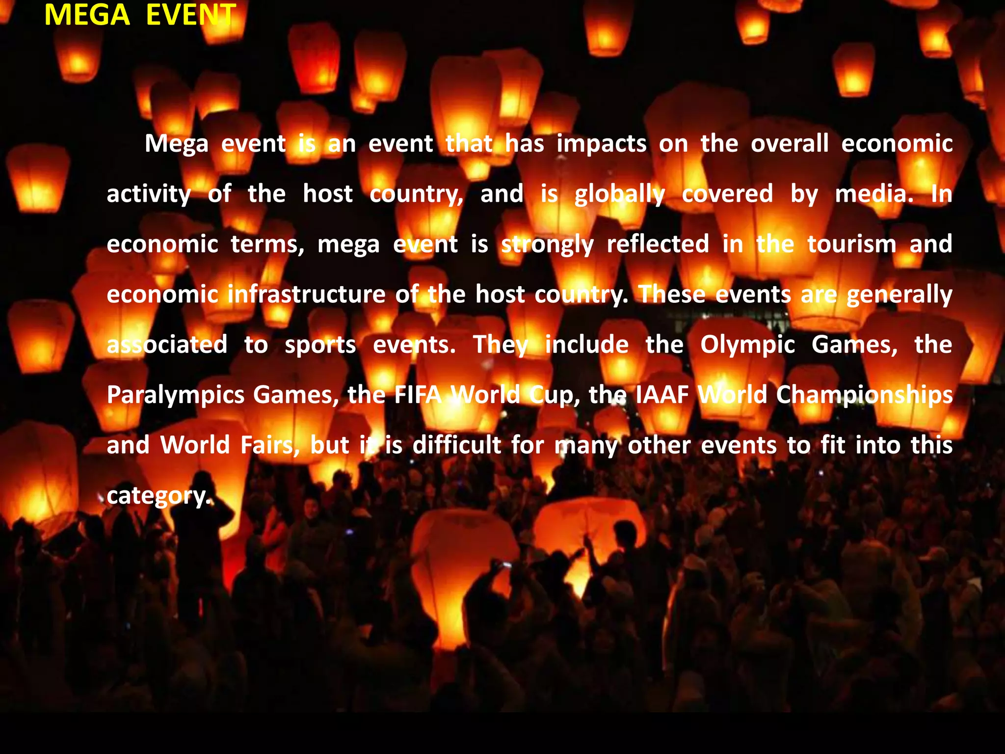 Relationship between event and tourism | PPTX