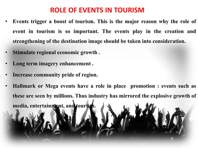 Relationship between event and tourism | PPTX | Travel