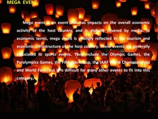 Relationship between event and tourism | PPTX