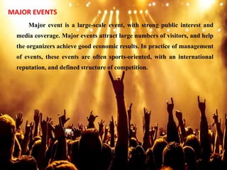 Relationship between event and tourism | PPTX