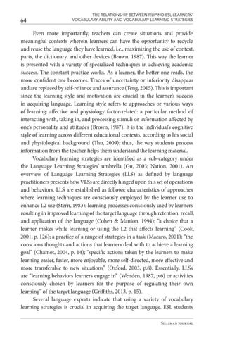 Relationship+between+Filipino+ESL+Learners+Vocabulary+Learning+Strategies+and+Vocabulary+Ability ...