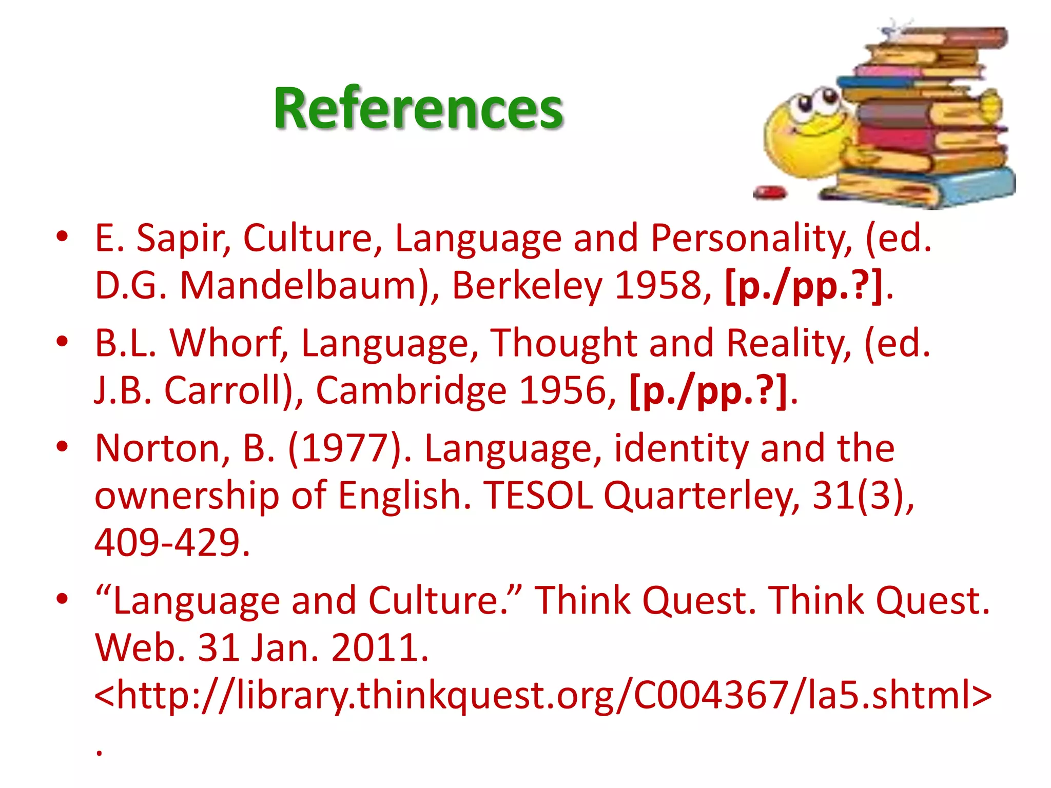 Relationship between language, culture, and identity | PPTX