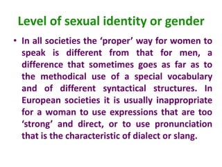 Relationship between language, culture, and identity | PPTX