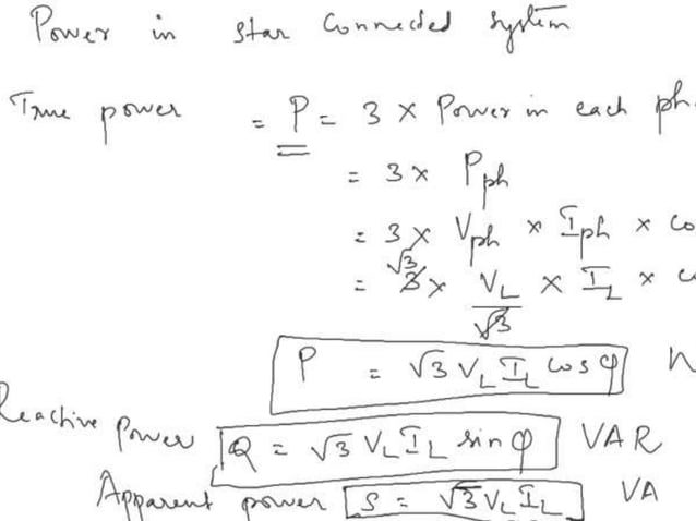 Relationship between line and phase voltages | PPT
