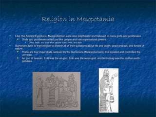 Relationship between Mesopotamia and Egypt | PPT