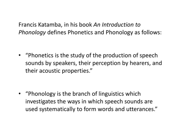 Relationship between phonetics and phonology | PPTX