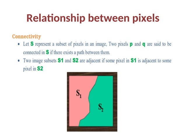 Relationship between adjacent pixels in an image | PPT | Physics | Science