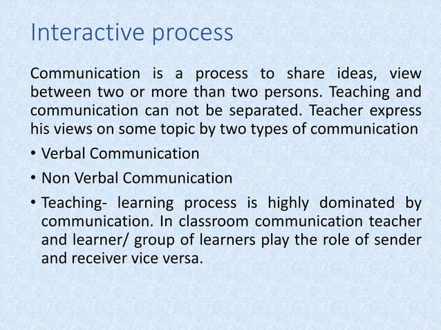 Relationship between teaching and learning | PPTX