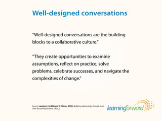 Building relationships through conversation | PPT