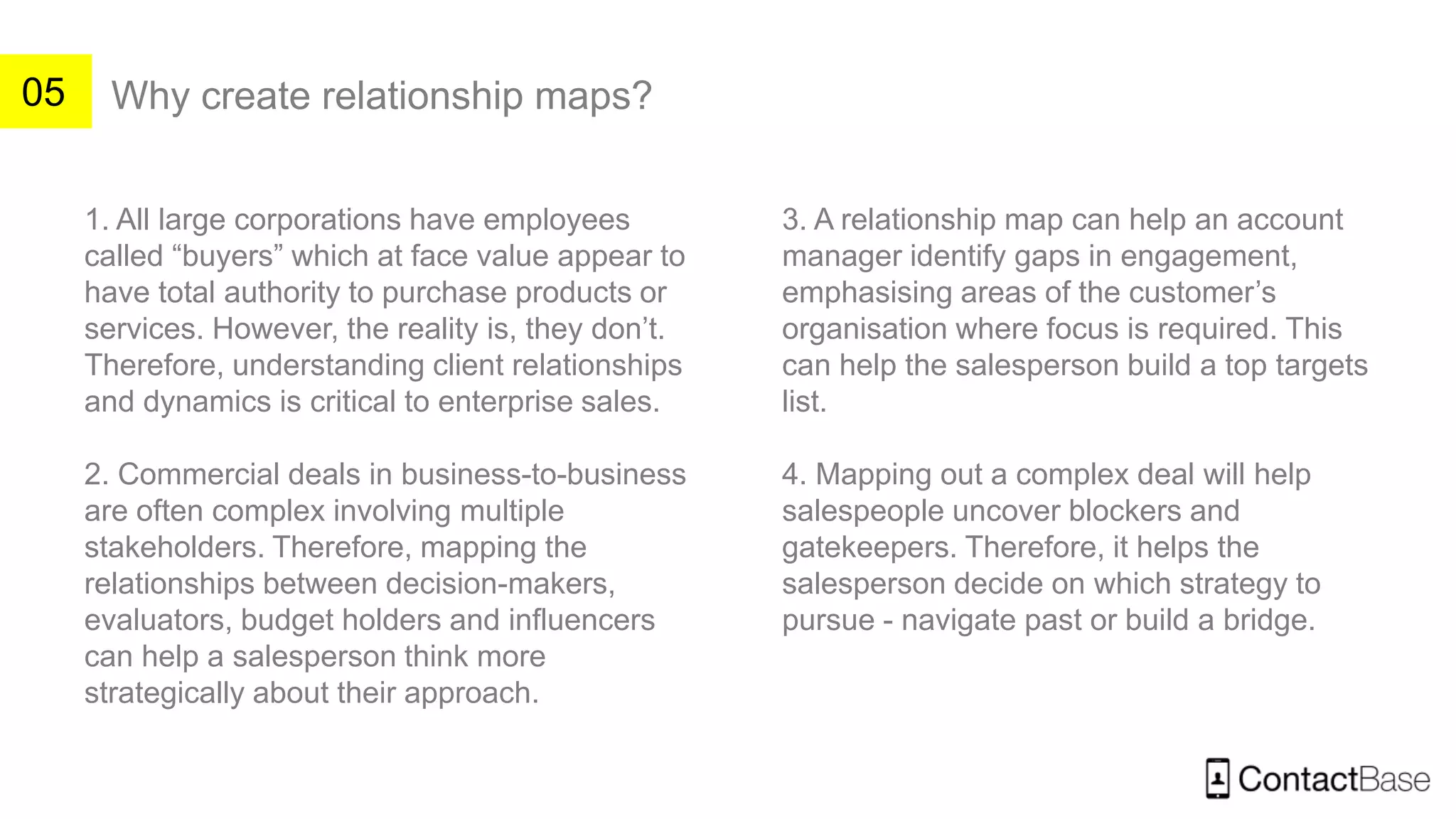 Relationship mapping | PPTX
