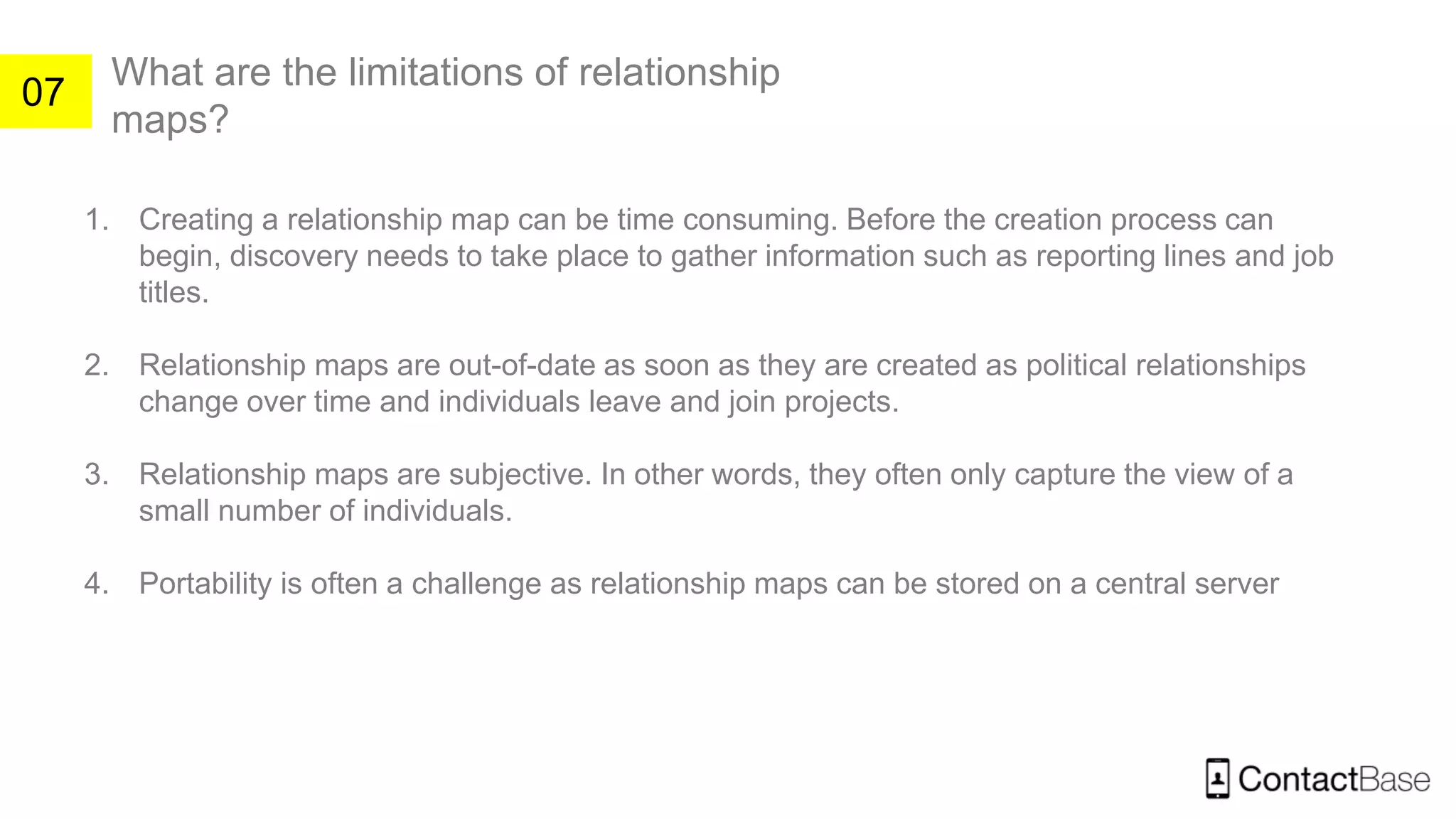 Relationship mapping | PPTX