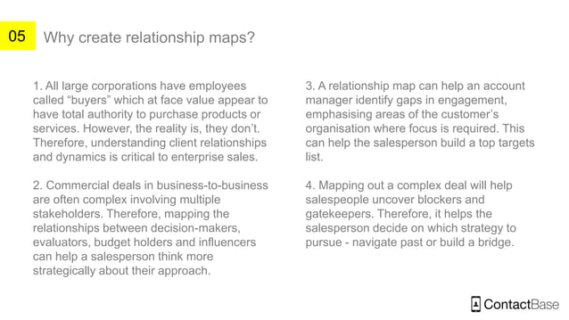 Relationship mapping | PPTX