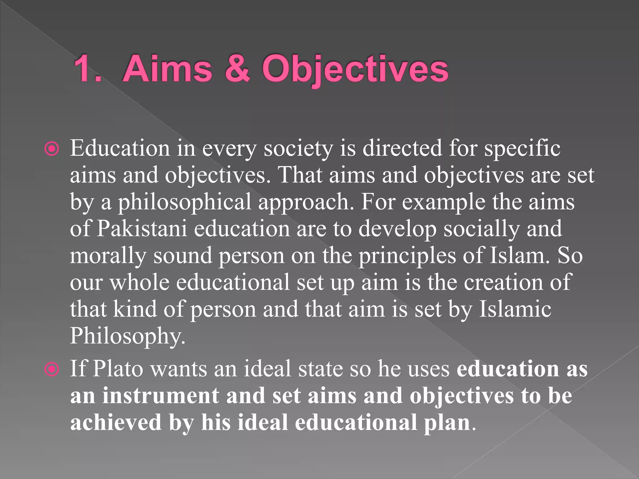 Relationship of education and philosophy | PPTX