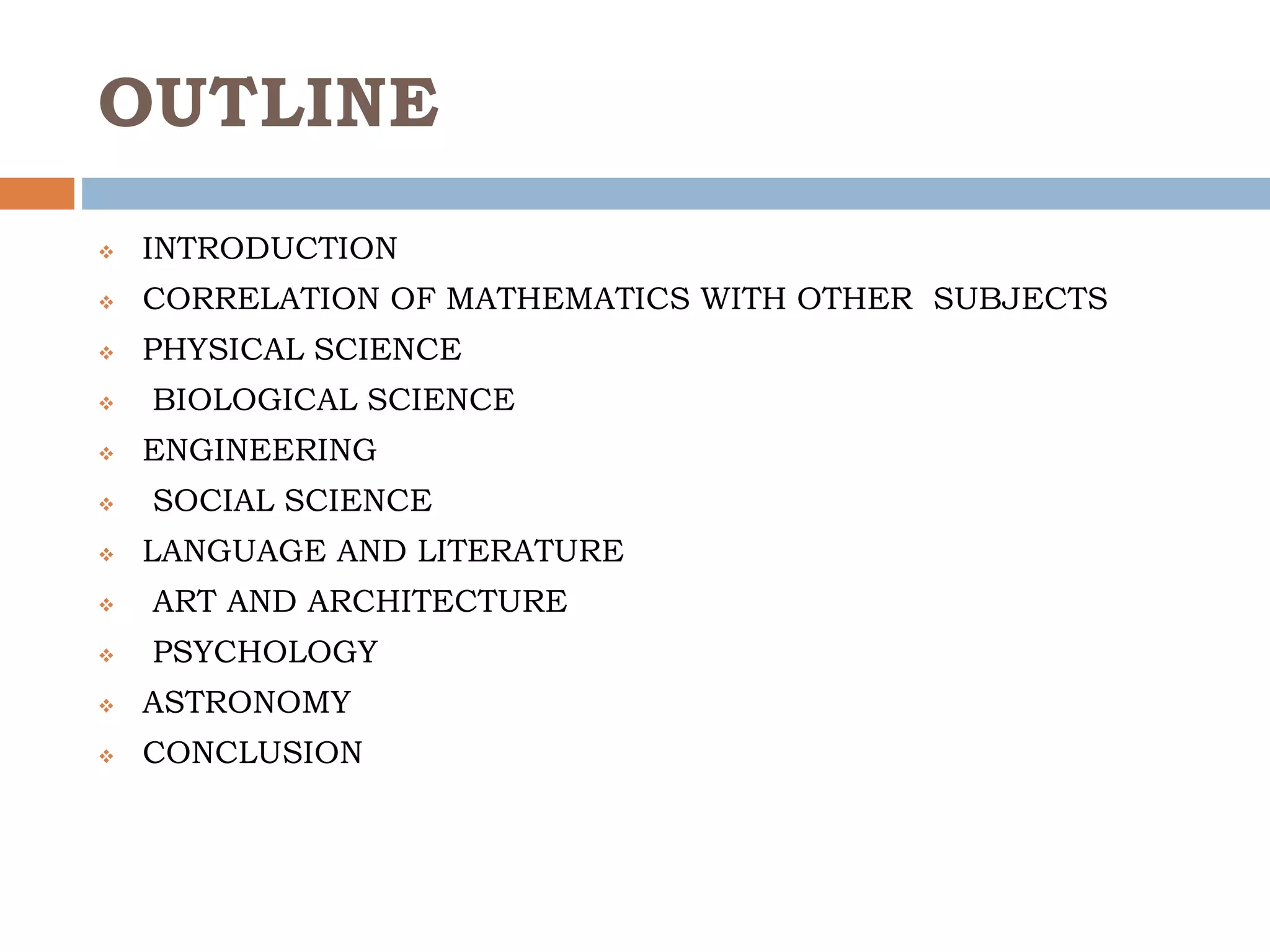 RELATIONSHIP OF MATHEMATICS WITH OTHER SCHOOL SUBJECT.pptx