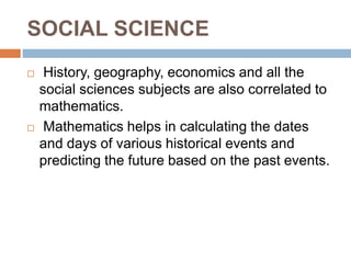 RELATIONSHIP OF MATHEMATICS WITH OTHER SCHOOL SUBJECT.pptx