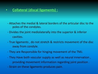 Relationship of tmj anatomy and pathology and related | PPTX